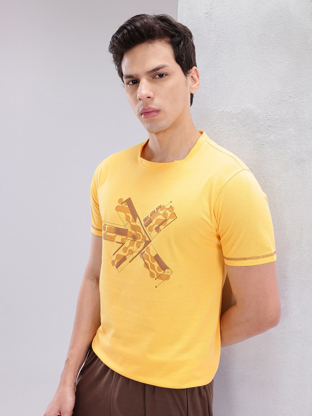 HRX by Hrithik Roshan Brand Logo Print Lifestyle T-shirt – Myntra ...