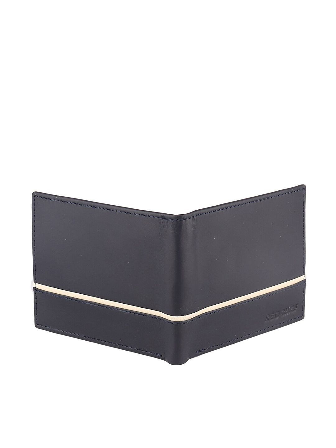 Red Chief Men Blue Leather Two Fold Wallet – Myntra International