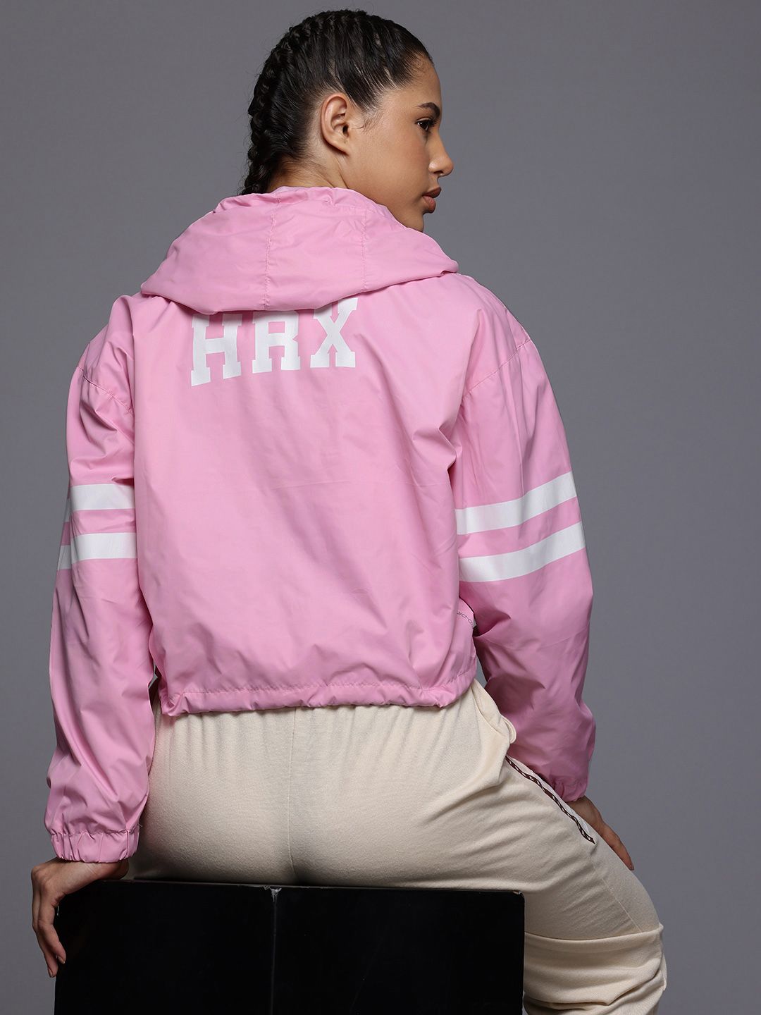 HRX by Hrithik Roshan Women Brand Logo Tailored Jacket – Myntra ...