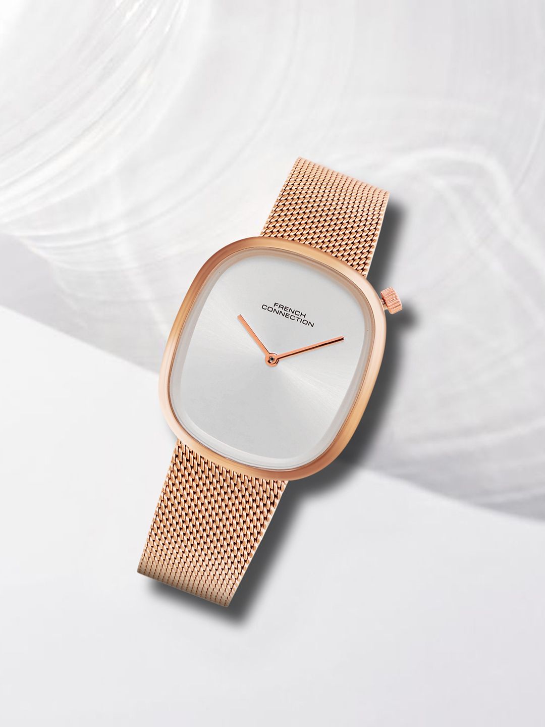 French Connection Women Dial & Stainless Steel Bracelet Style Straps A ...