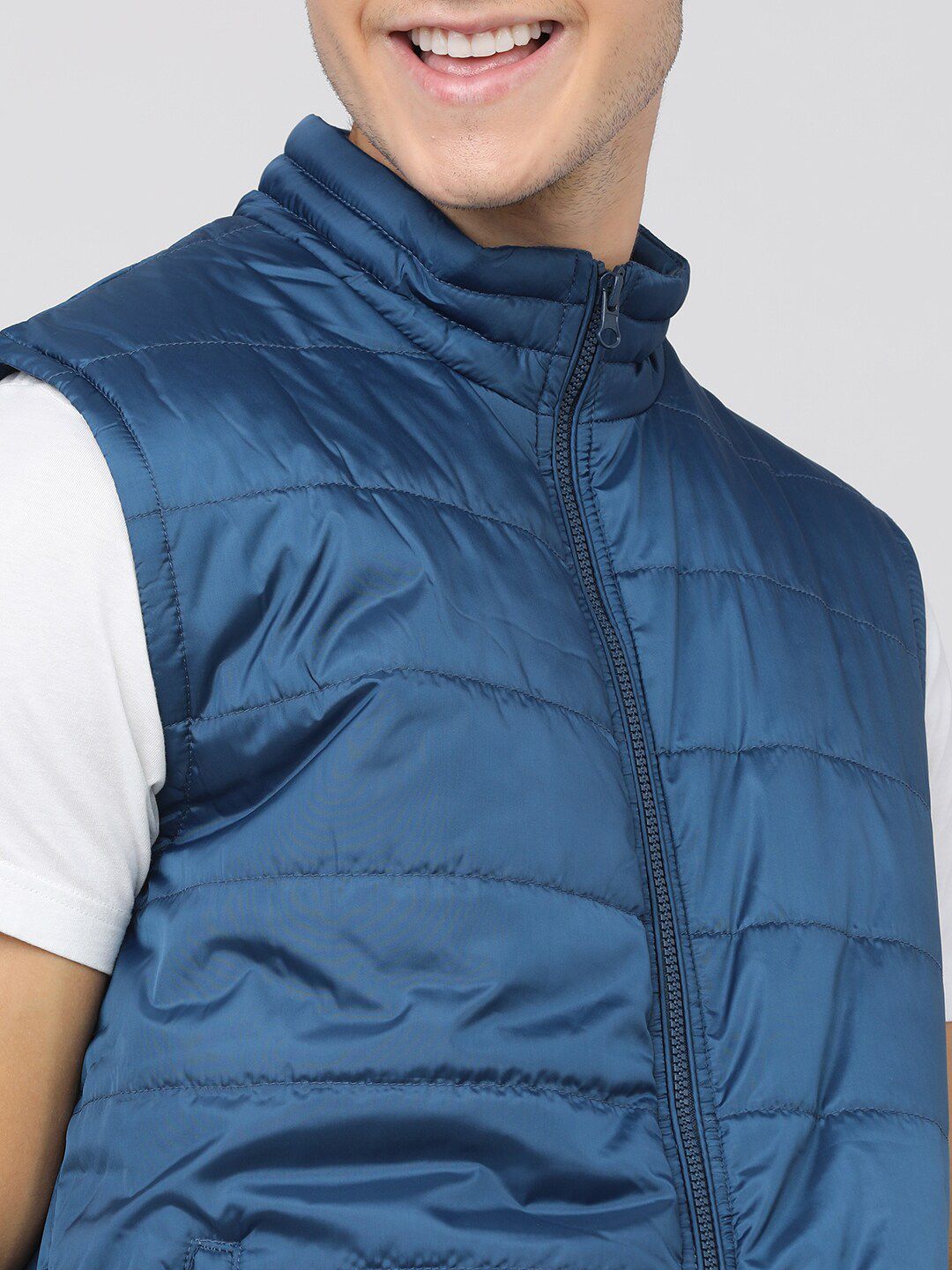 HIGHLANDER Men Navy Blue Puffer Jacket – Myntra International