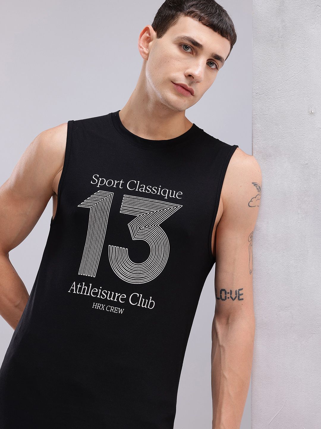 HRX by Hrithik Roshan Alphanumeric Print Regular Fit Lifestyle T-shirt – Myntra International